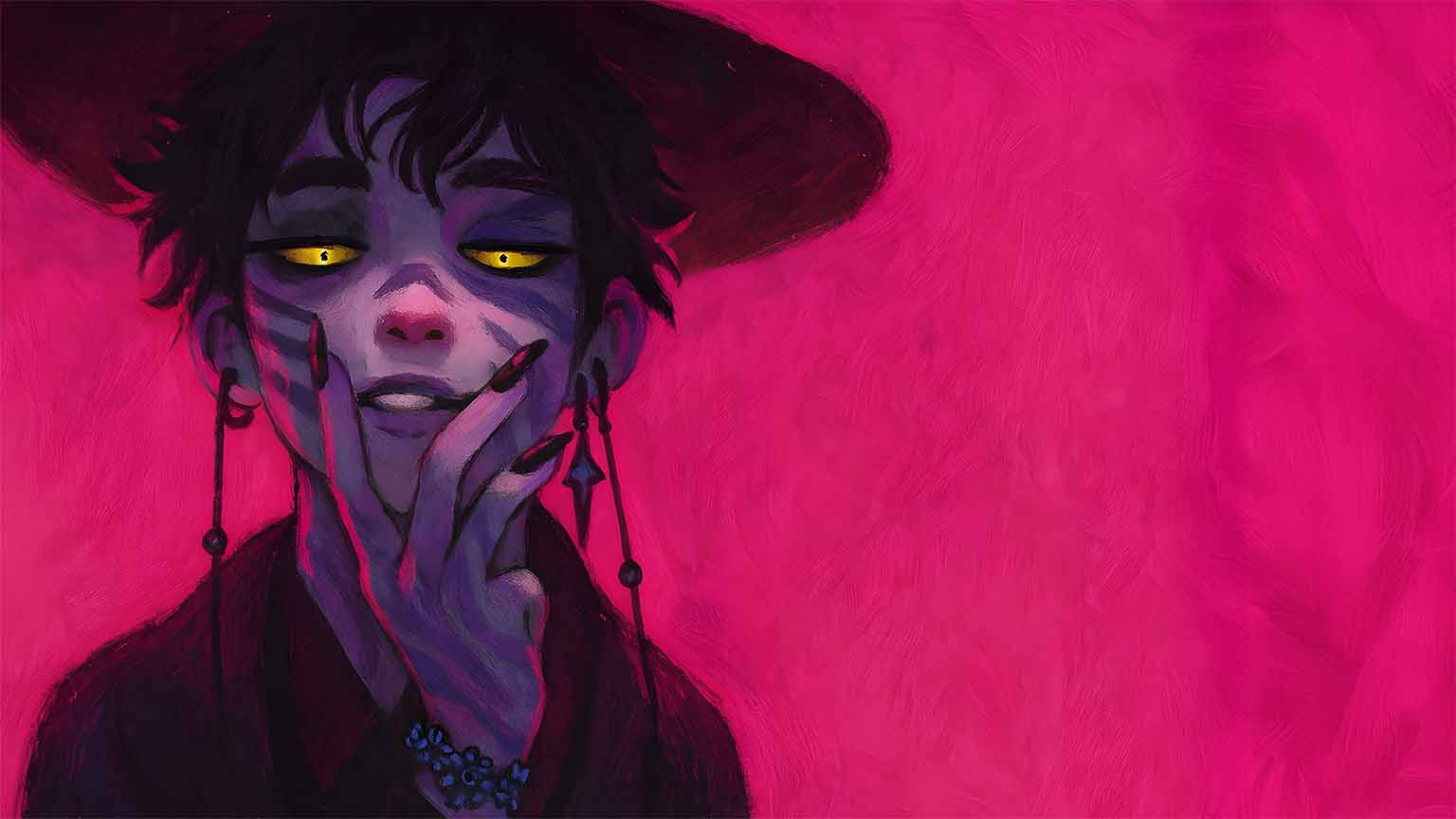 Kpop Demon Hunters Jinu Aesthetic PC Wallpaper - Download in 4K