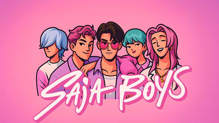 Saja Boys Kpop Demon Hunters Group Art Wallpaper - HD & 4K