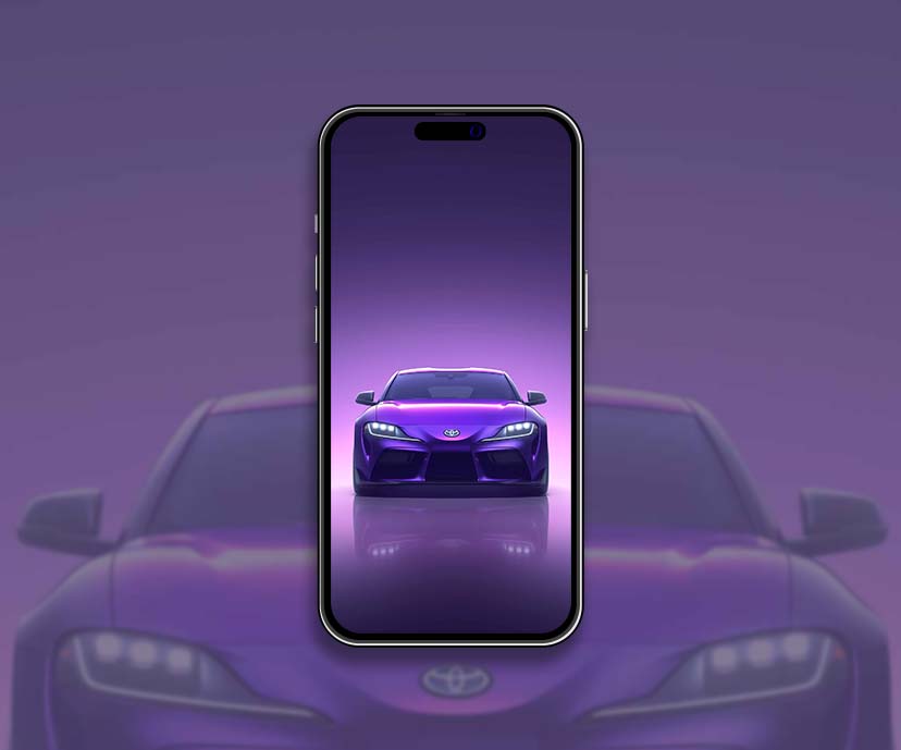 Minimal Toyota Purple Wallpapers - Cool Vehicle Wallpapers HD
