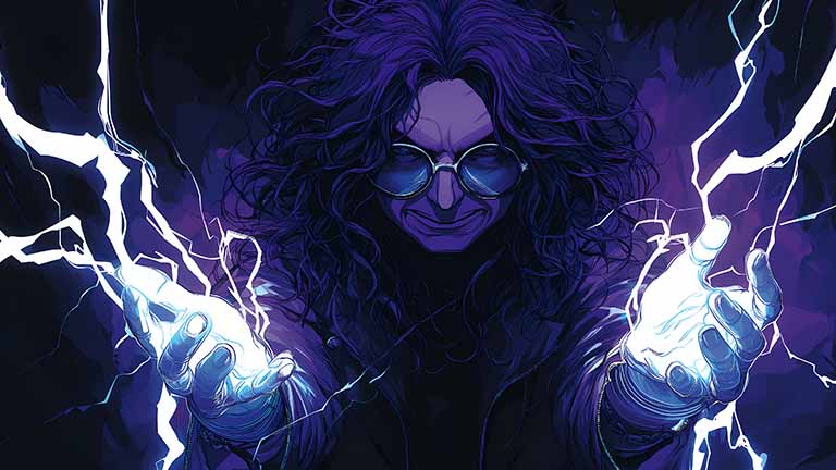 Free Ozzy Osbourne Electric Power Desktop Wallpaper 4K