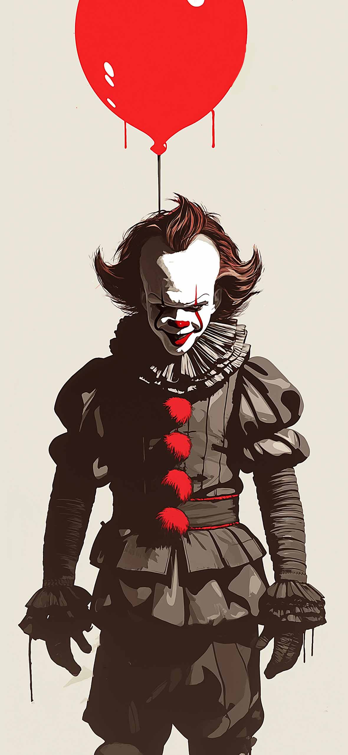 Pennywise Red Balloon Banksy Street Art Wallpapers iPhone HD
