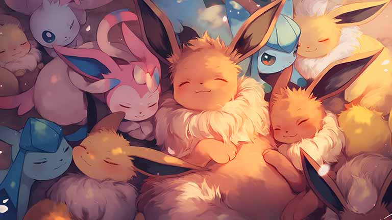 Eevee Desktop Wallpaper in 4K - Cool and Free Pokemon Wallpaper