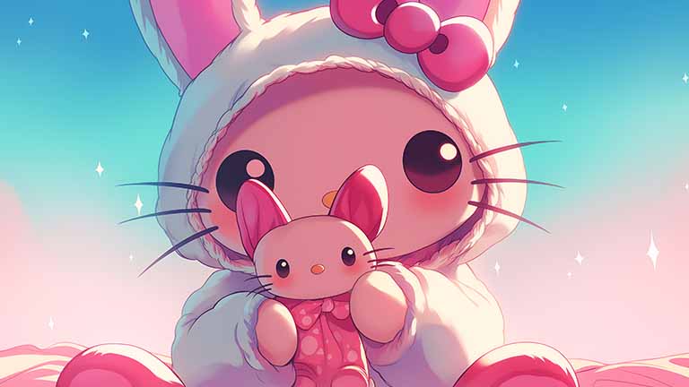 Cute Hello Kitty Desktop Wallpapers in 4K - Sanrio Wallpapers PC