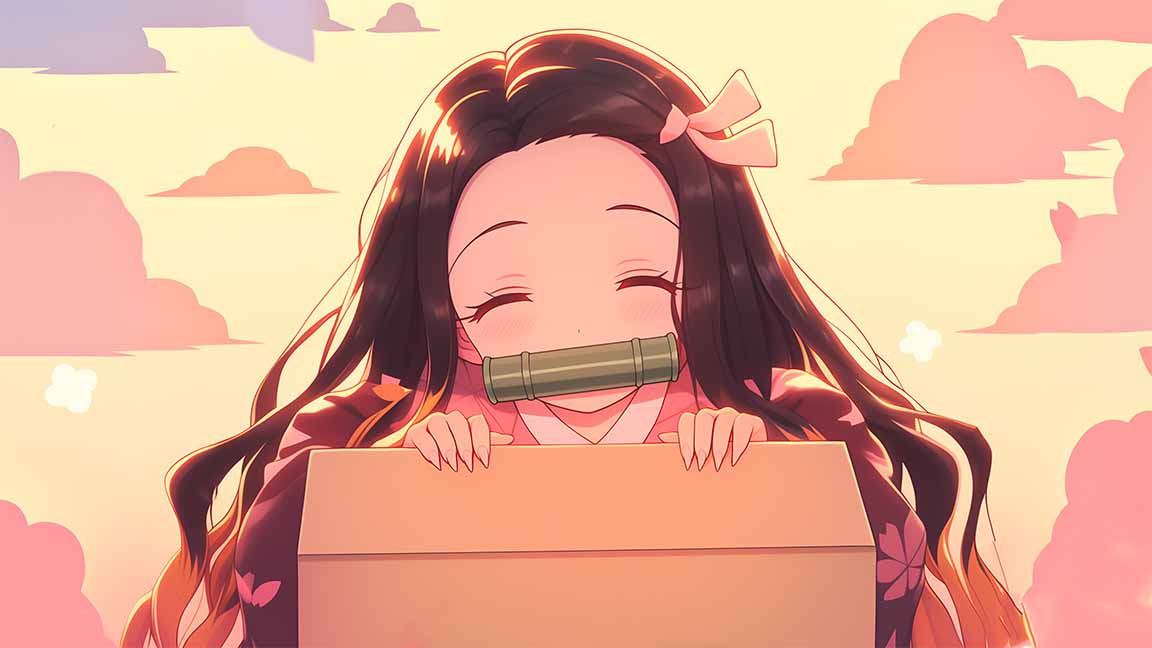 Nezuko Kamado Wallpaper 4K - Free Demon Slayer PC Wallpaper