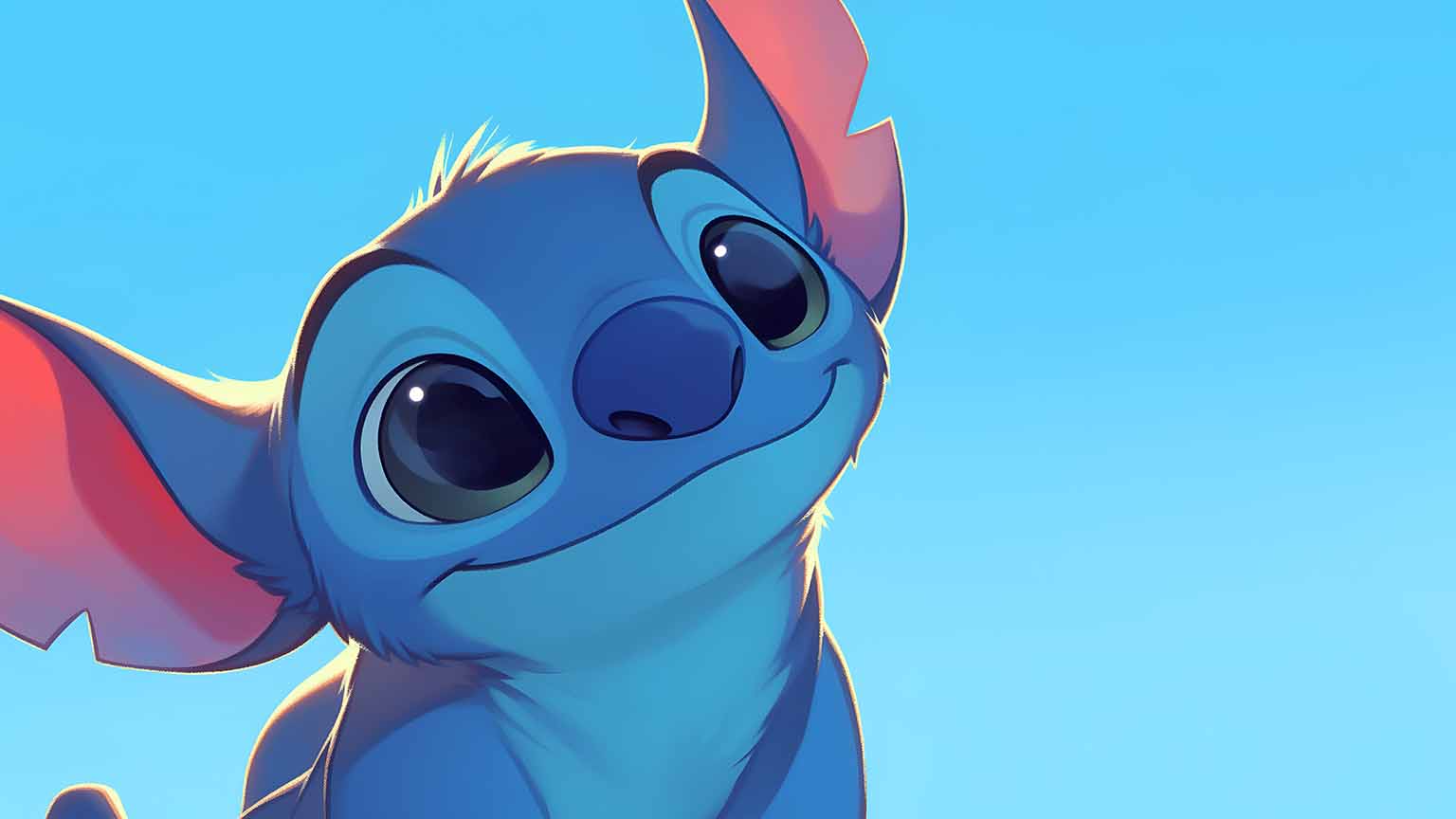 Stitch Sweet Curiosity Desktop Wallpaper - Stitch Wallpaper 4K