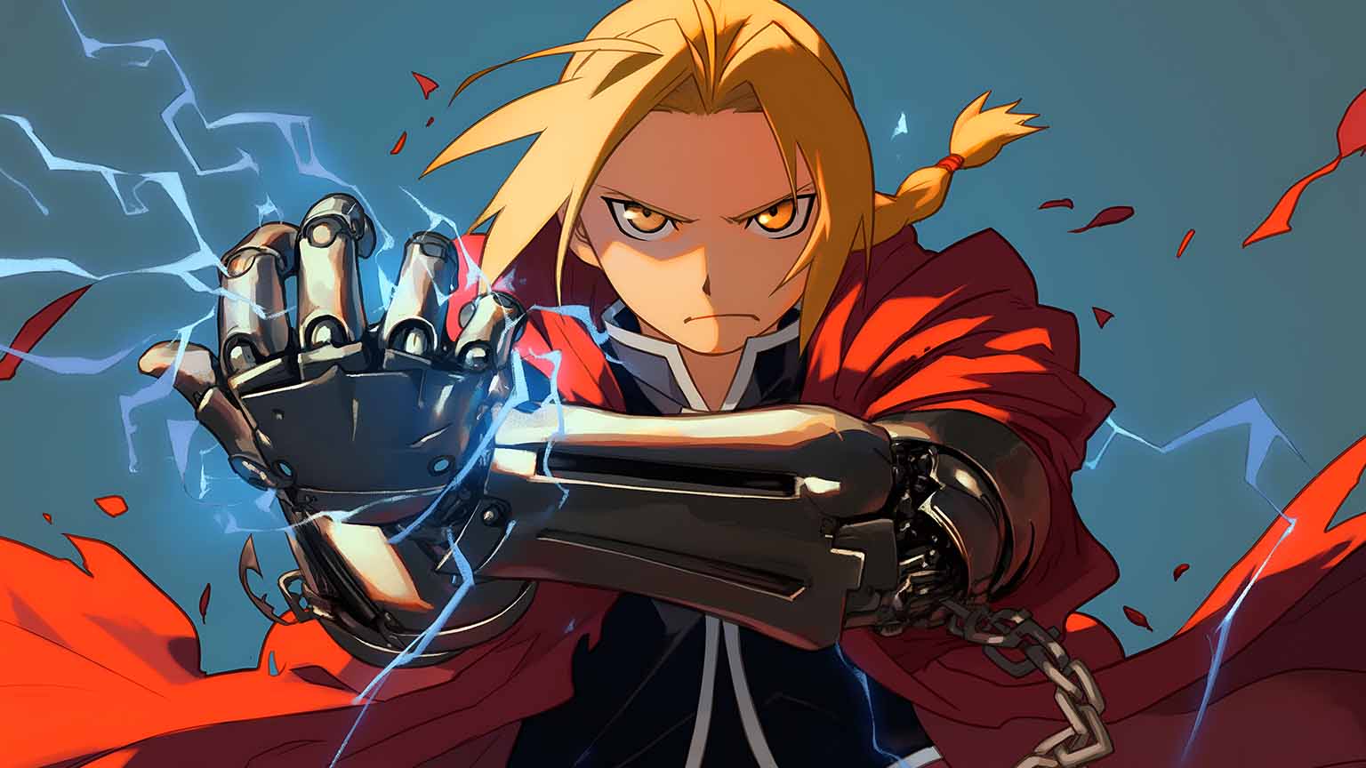 Fullmetal Alchemist Edward Elric Alchemic Desktop Wallpaper