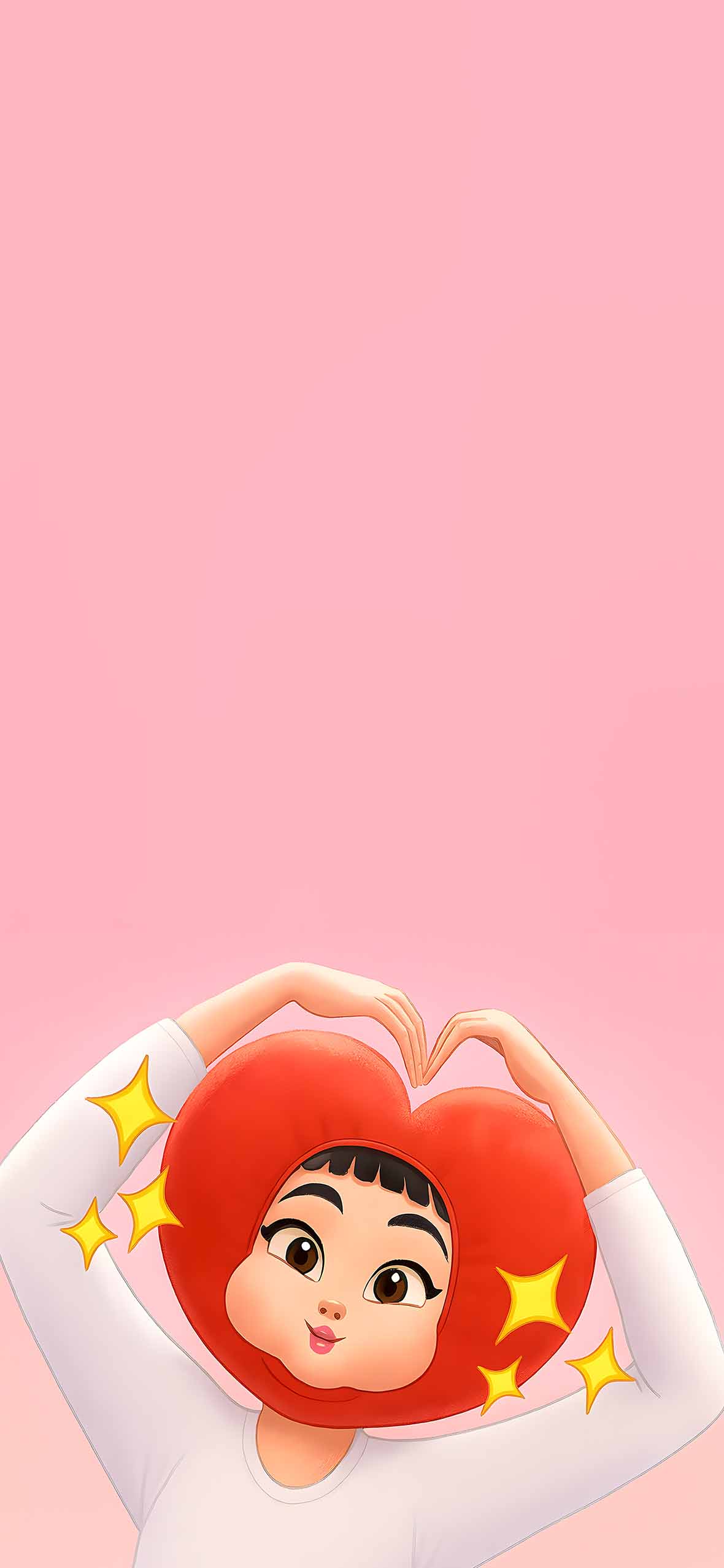 Zoey Heart Pose Kpop Demon Hunters Wallpapers - HD Wallpapers