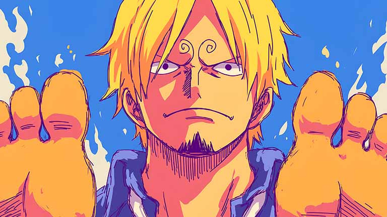 Free One Piece Sanji Thoughtful State Desktop Wallpaper 4K