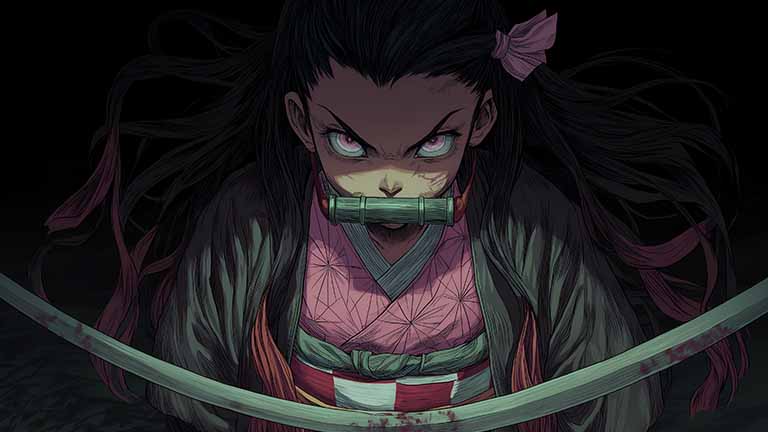 Nezuko Kamado Wallpaper 4K - Free Demon Slayer PC Wallpaper