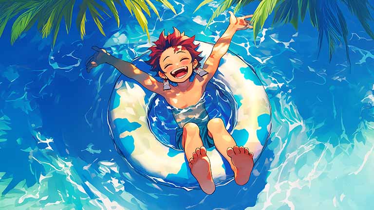 Demon Slayer Obanai Iguro Face Close-Up Desktop Wallpaper - 4K