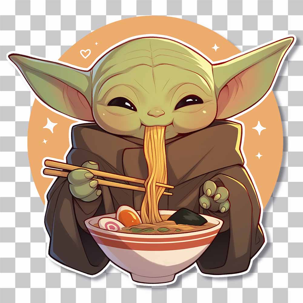 Cute Baby Yoda with Cup: Free PNG Sticker Download 🌌🍵 - Wallpapers Clan