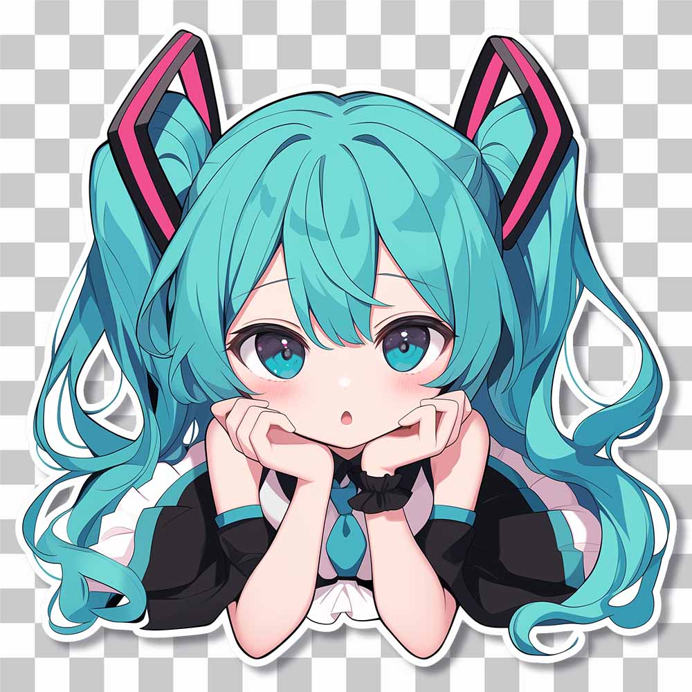 Anime Sticker PNG Collection: Free Digital Stickers Download