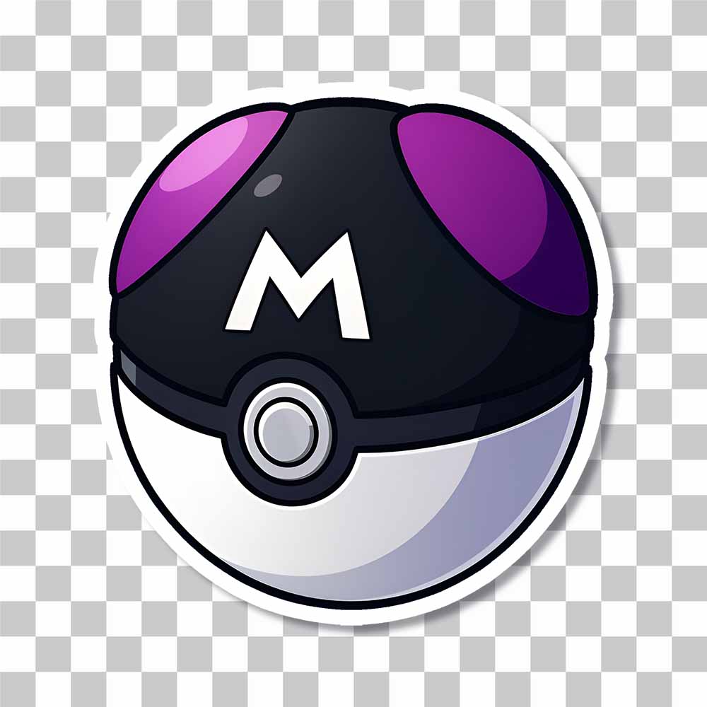 Master Ball Pokemon Sticker - Anime Pokémon PNG Sticker for Free