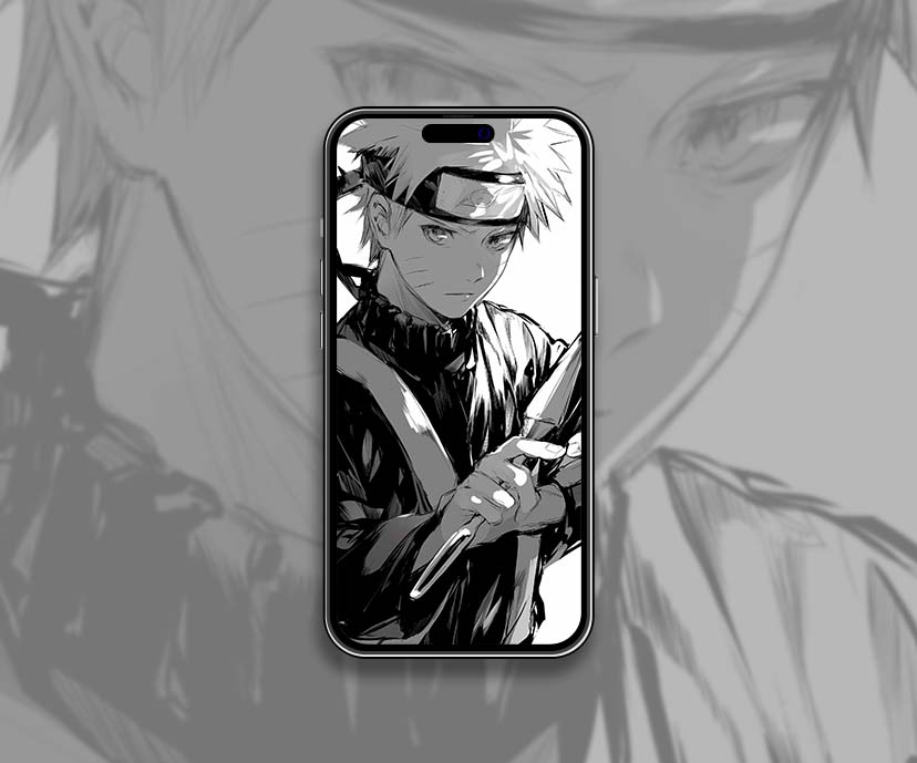Monochrome Shinobi Naruto Cool Wallpapers - Anime Wallpaper HD