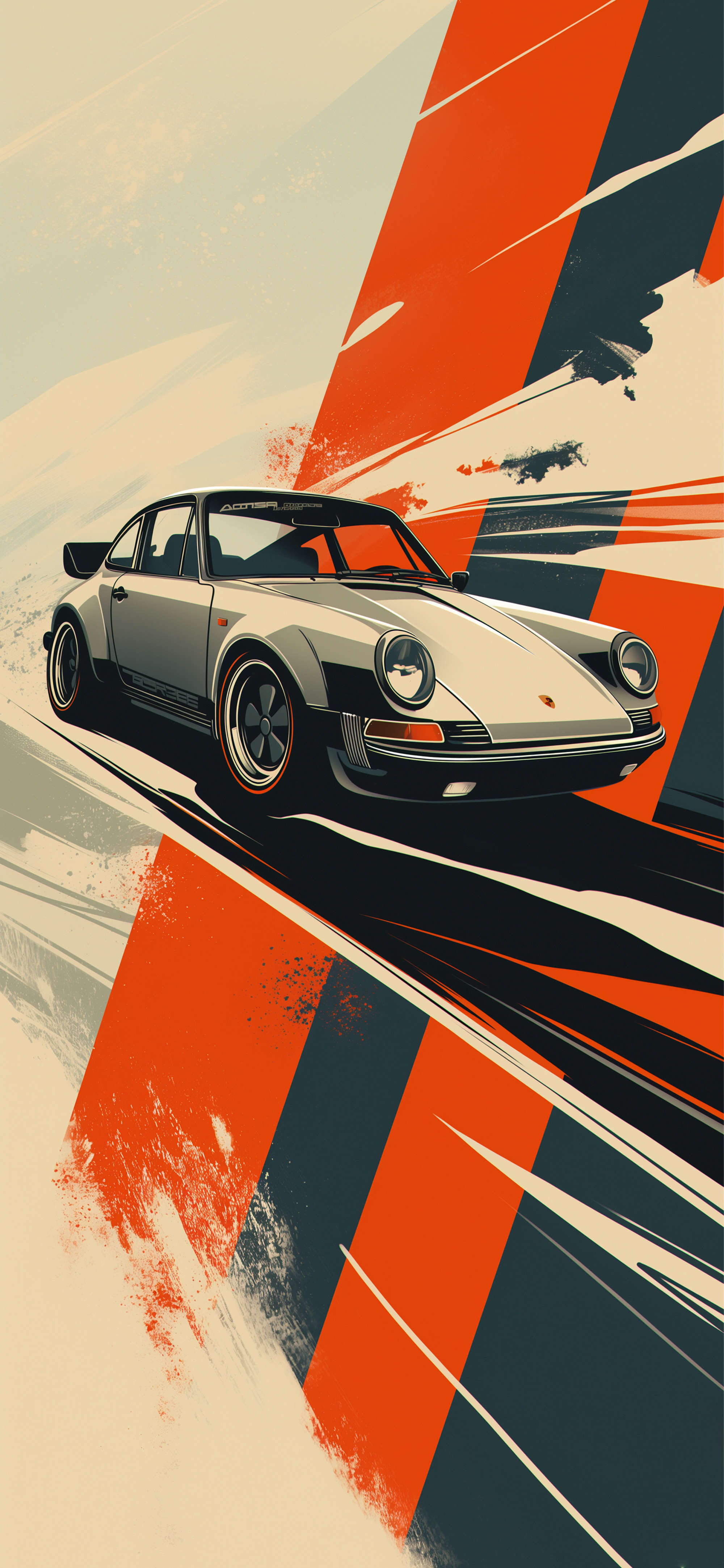 Porsche 911 Retro Racing Art Wallpapers - Sportscar Wallpapers HD