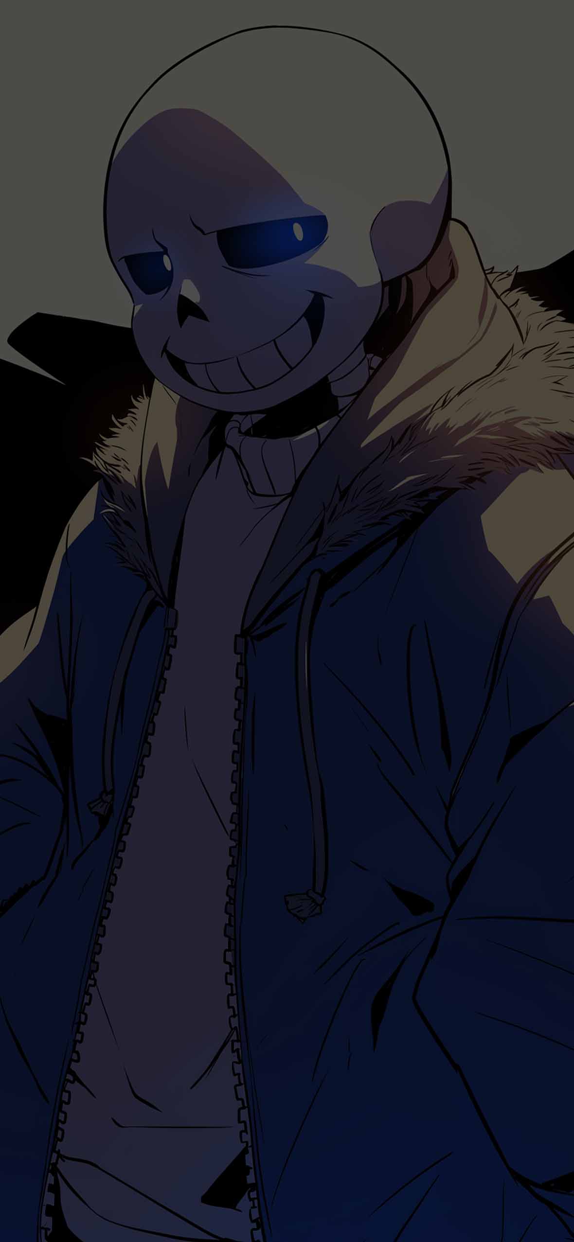 Sans Undertale Dark Glow Wallpapers - Games Phone Wallpapers
