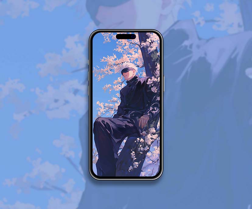 Jujutsu Kaisen Smiling Gojo Satoru Wallpapers - Anime Wallpapers