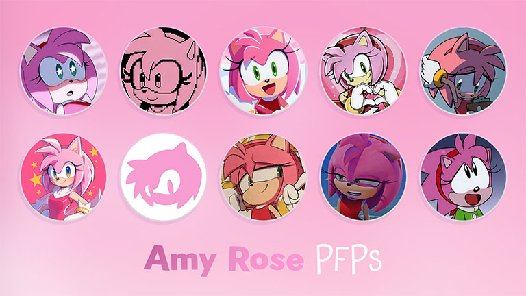 Amy Rose PFPs - Cute & Aesthetic Profile Pics Icons 💖