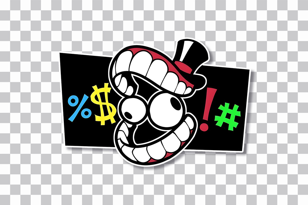The Amazing Digital Circus Caine Sticker - Cartoon Sticker PNG
