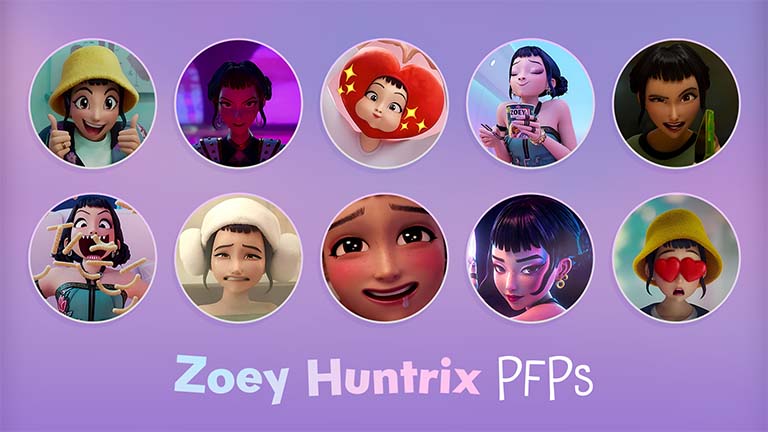 Zoey Huntrix PFPs – KPop Demon Hunters Avatars ⋆.˚ 🎧 ˚.⋆