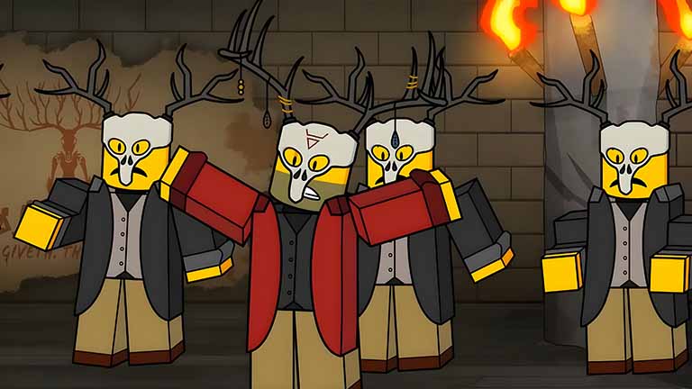 99 Nights in the Forest Dino Kid Desktop Wallpaper - 4K Wallpaper