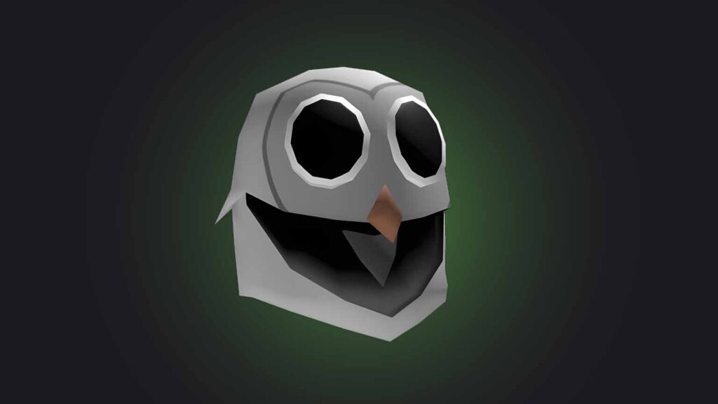 99 Nights in the Forest Owl Head Green Desktop Wallpaper