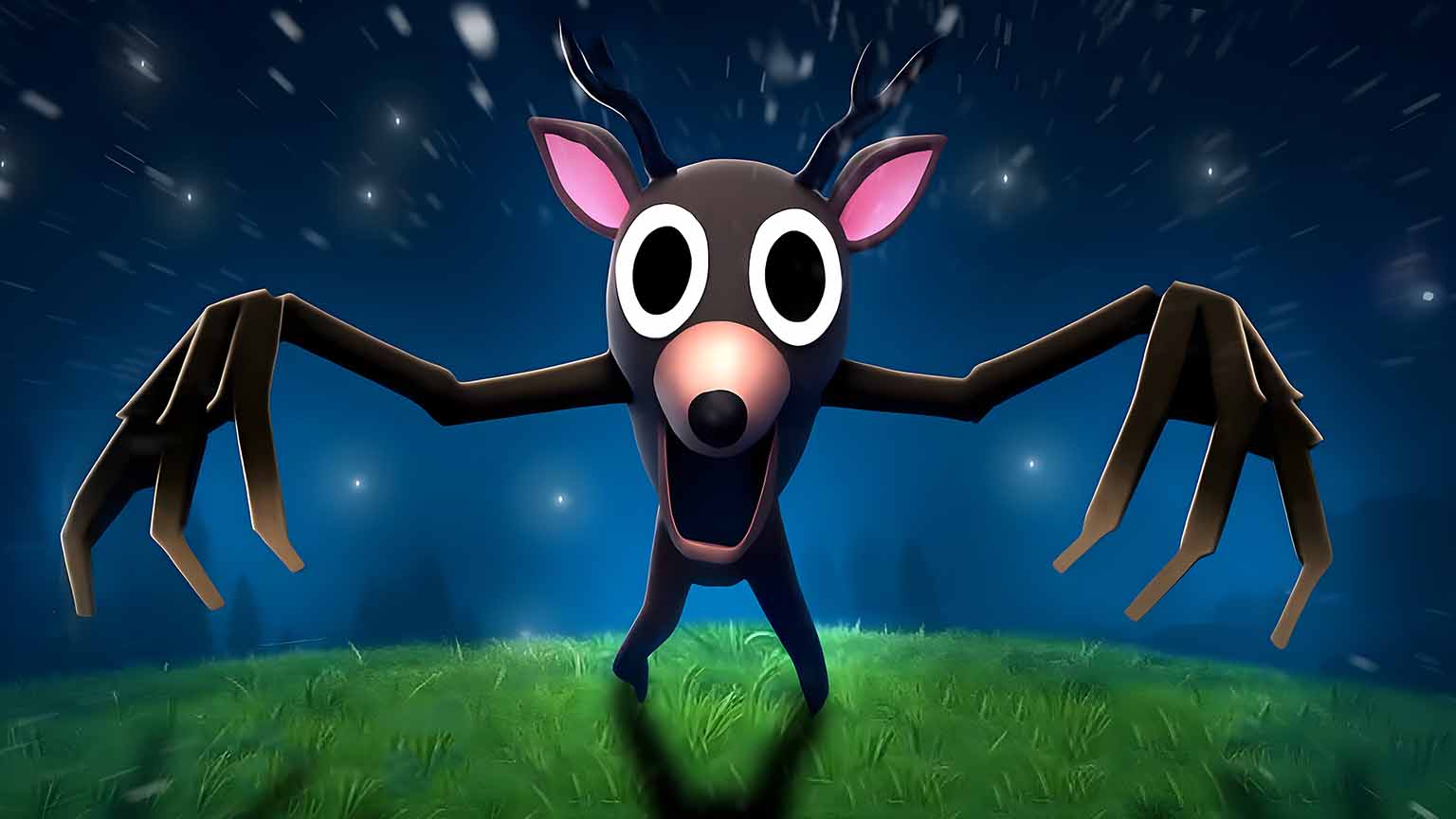 99 Nights The Deer Monster Wide Stance 4K Desktop Wallpaper