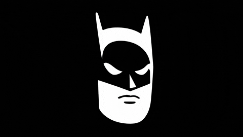 Free Minimalist Batman Face Logo Animated 4K GIF Wallpaper