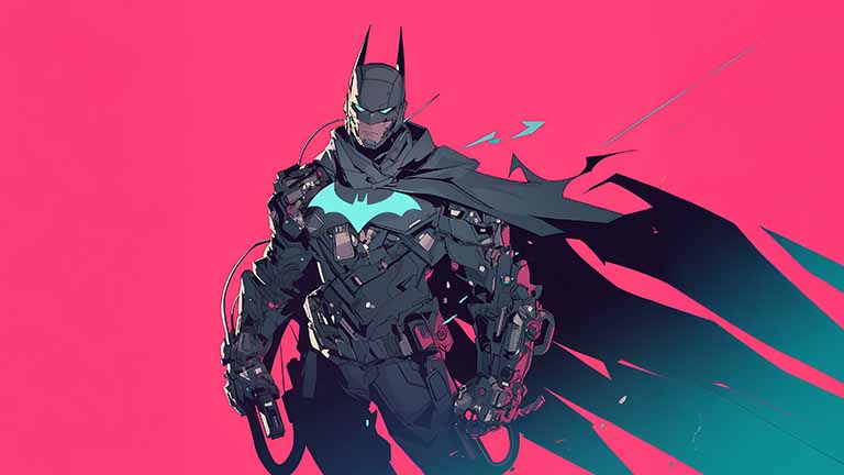 Aesthetic Batman Desktop Wallpaper 4K - Dc Comics Wallpapers 4K