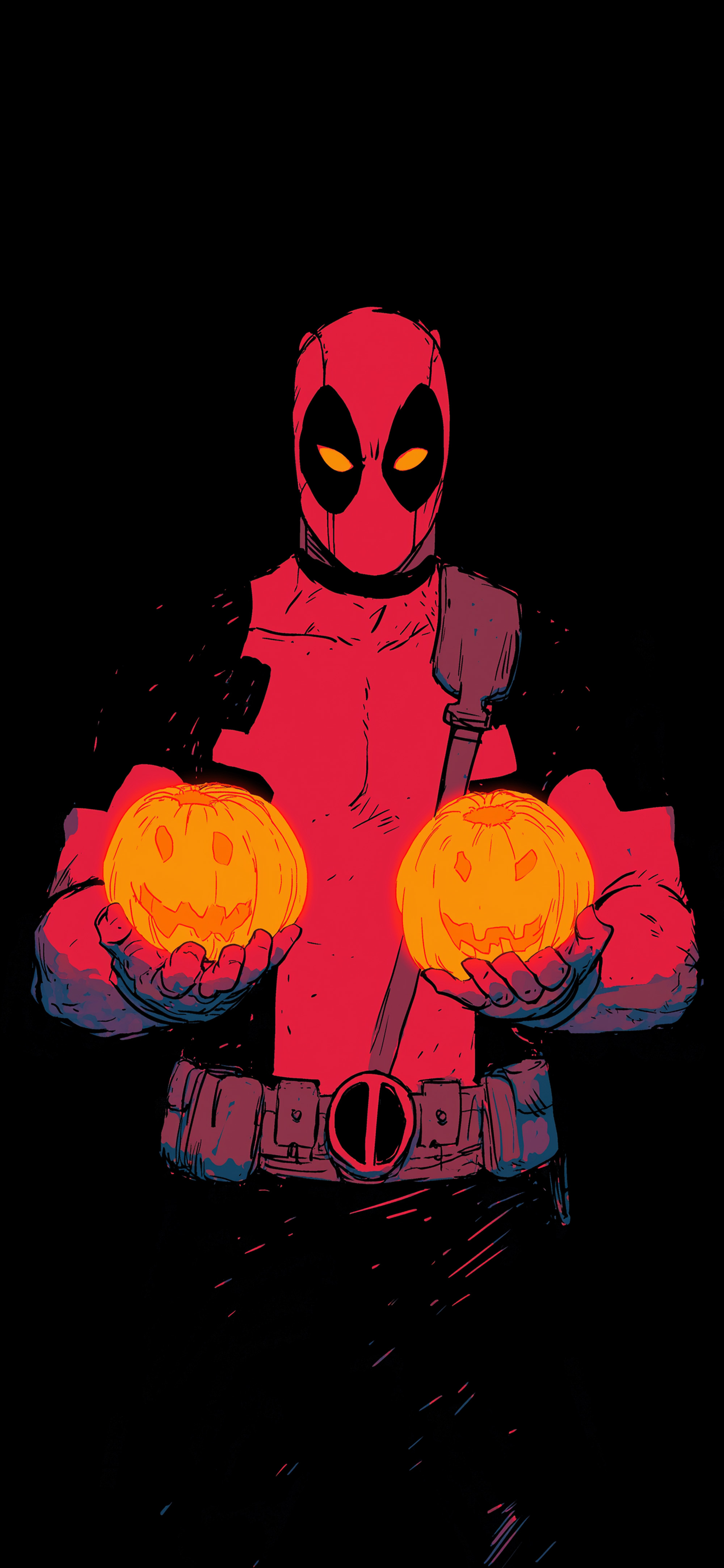 Deadpool Jack O'Lanterns Halloween Wallpapers - Cool Wallpapers