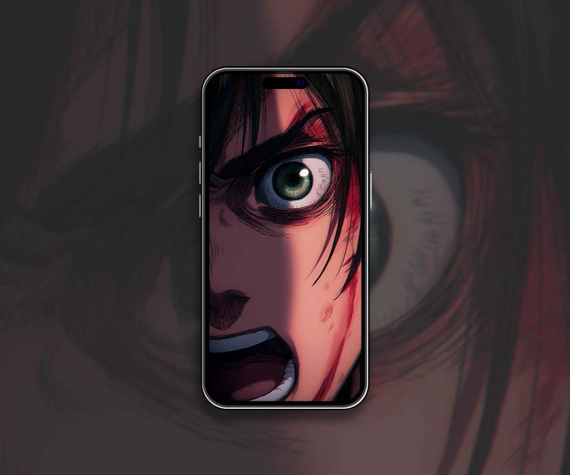Eren Yeager Intense Stare Anime Wallpapers - AOT Wallpapers HD