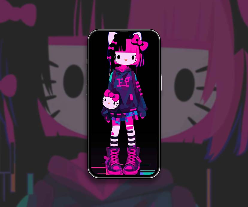 Hello Kitty Pink Aura Wallpapers - Best Kawaii Wallpapers iPhone