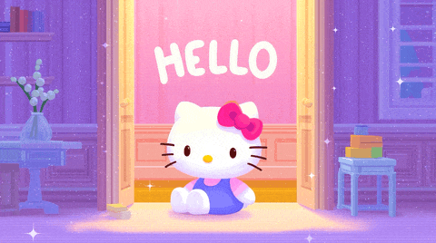 Hello Kitty Y2K Bedroom Cute GIF Wallpaper 🐱💖