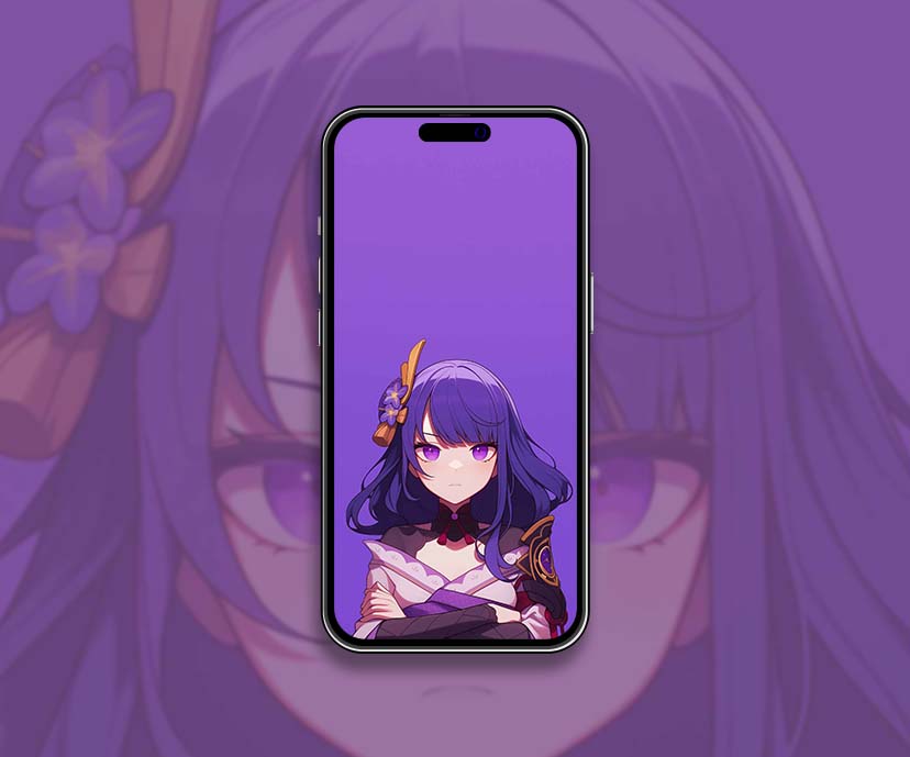 Raiden Shogun Genshin Impact Purple Wallpapers - HD Wallpapers