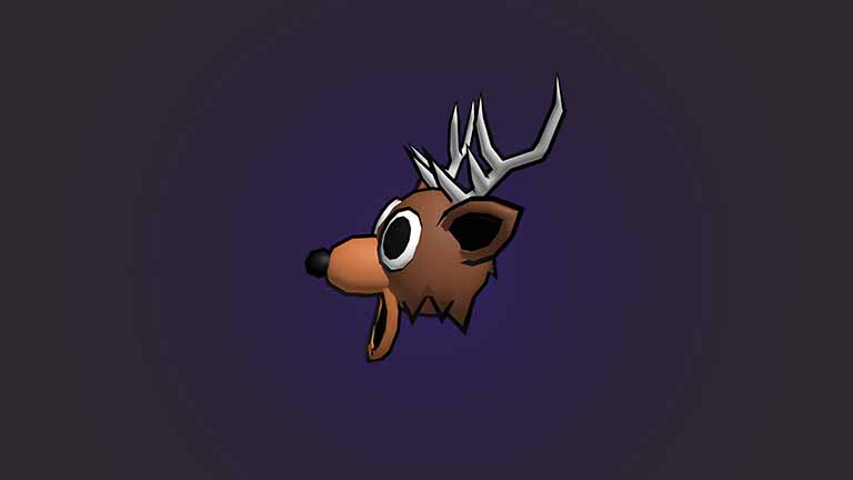 Roblox 99 Nights in the Forest Deer Head Purple Wallpaper 4k