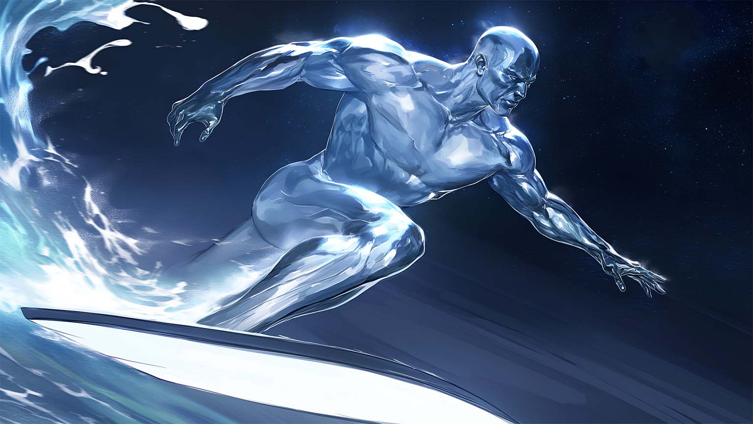 Silver Surfer Cosmic Wave Desktop Wallpaper - Wallpapers 4K & HD