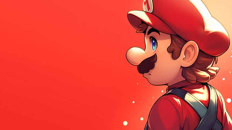 Super Mario Side Profile 4K Desktop Wallpaper - Mario Wallpaper