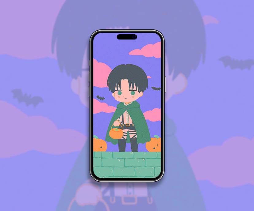 Chibi Levi Ackerman Cute Halloween Wallpapers - Cool Wallpapers