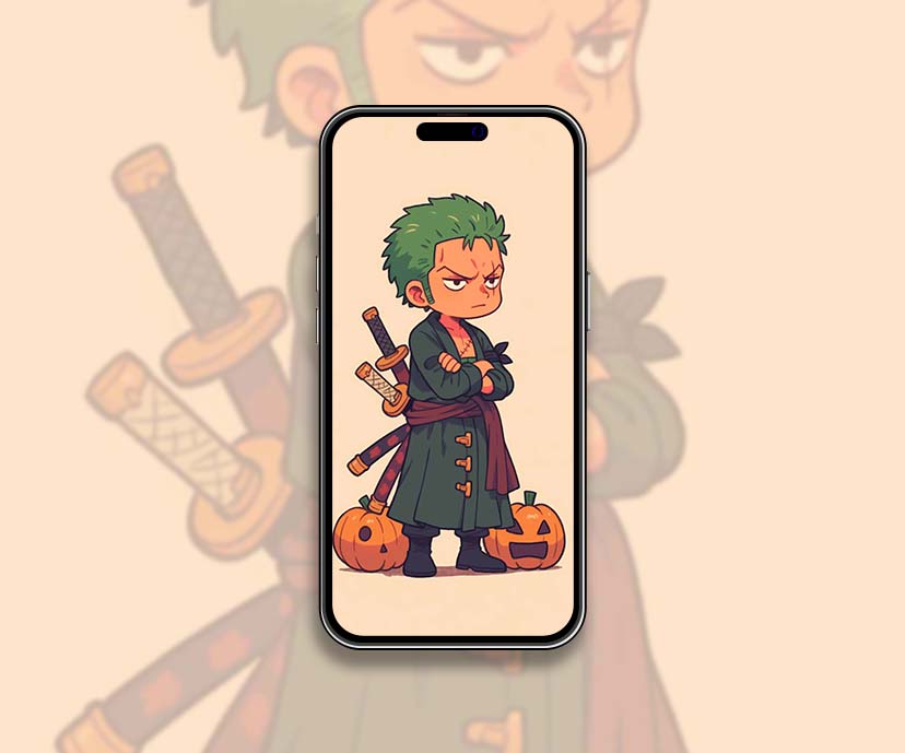 Zoro One Piece Chibi Swordsman Wallpapers - HD Anime Wallpaper