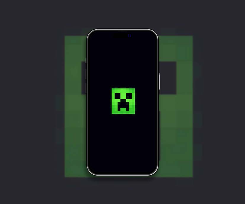 Minecraft Creeper Pixel Art Dark Wallpapers - Games Wallpapers