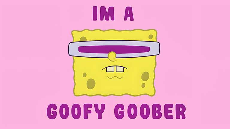 SpongeBob SquarePants Goofy Goober Anthem Wallpaper 4k