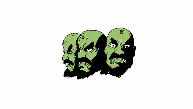 Studio Ghibli Charlie Green Angry Faces White Desktop Wallpaper