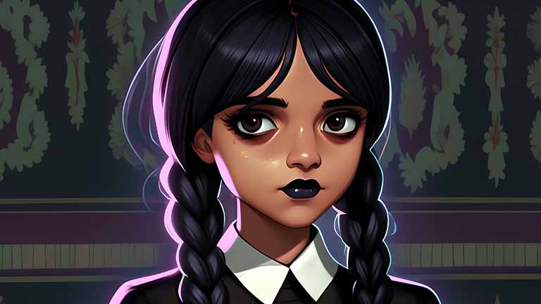 Wednesday Desktop Wallpaper - Wednesday Addams 4K Wallpaper