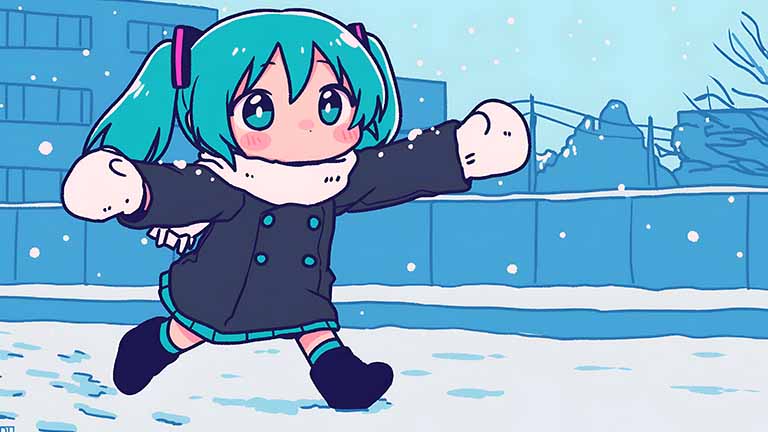 Free Nagisa Shiota Miku Style 4K Desktop Wallpaper 4k