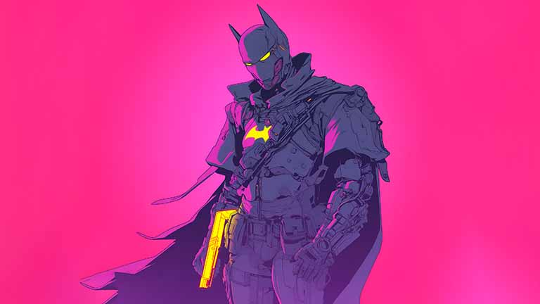 Aesthetic Batman Desktop Wallpaper 4K - Dc Comics Wallpapers 4K