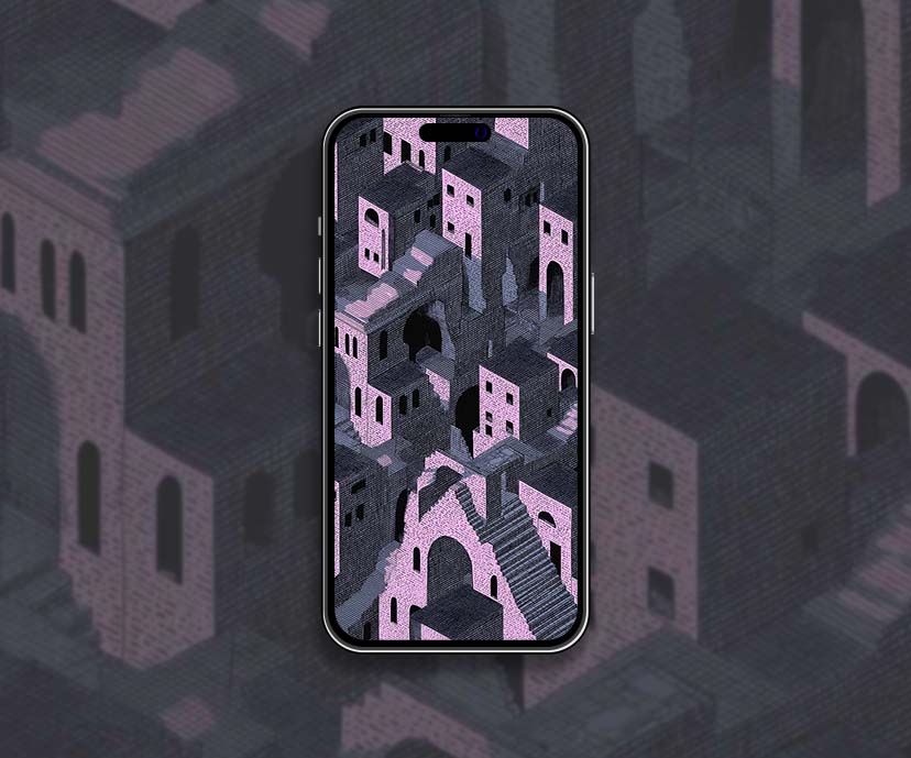Escher Architecture Impossible Stairs Wallpapers - Phone Wallpaper