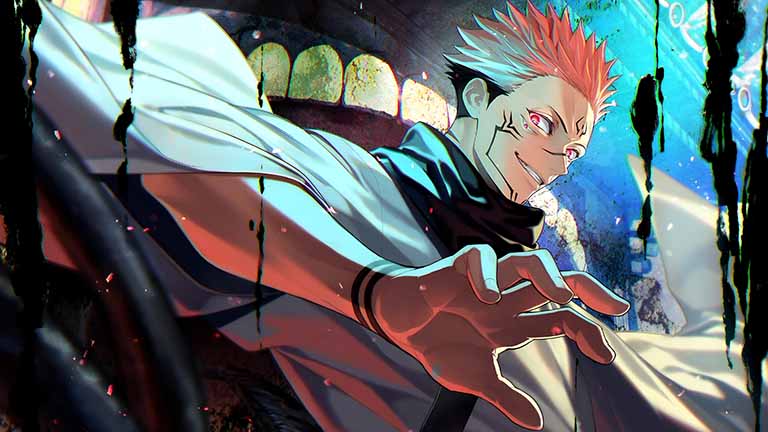 Ryomen Sukuna Jujutsu Kaisen Red Desktop Wallpaper - Anime 4K