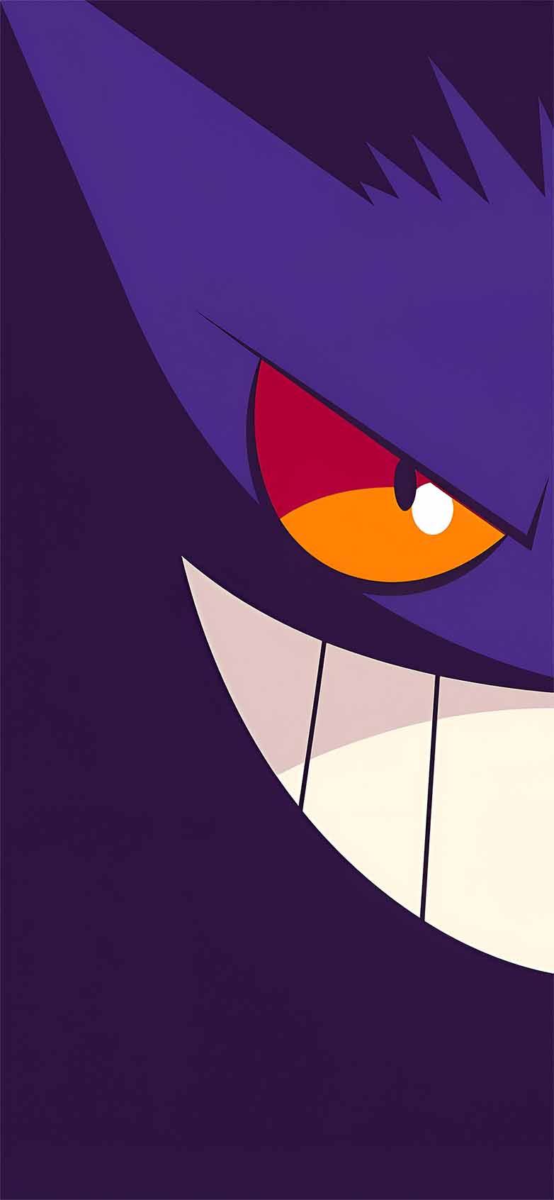 Pokemon Gengar Minimal Dark Purple Wallpapers - Wallpapers HD