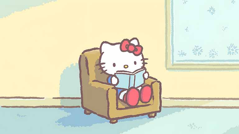 Sanrio Hello Kitty Cozy Winter 4K Desktop Wallpaper 4k