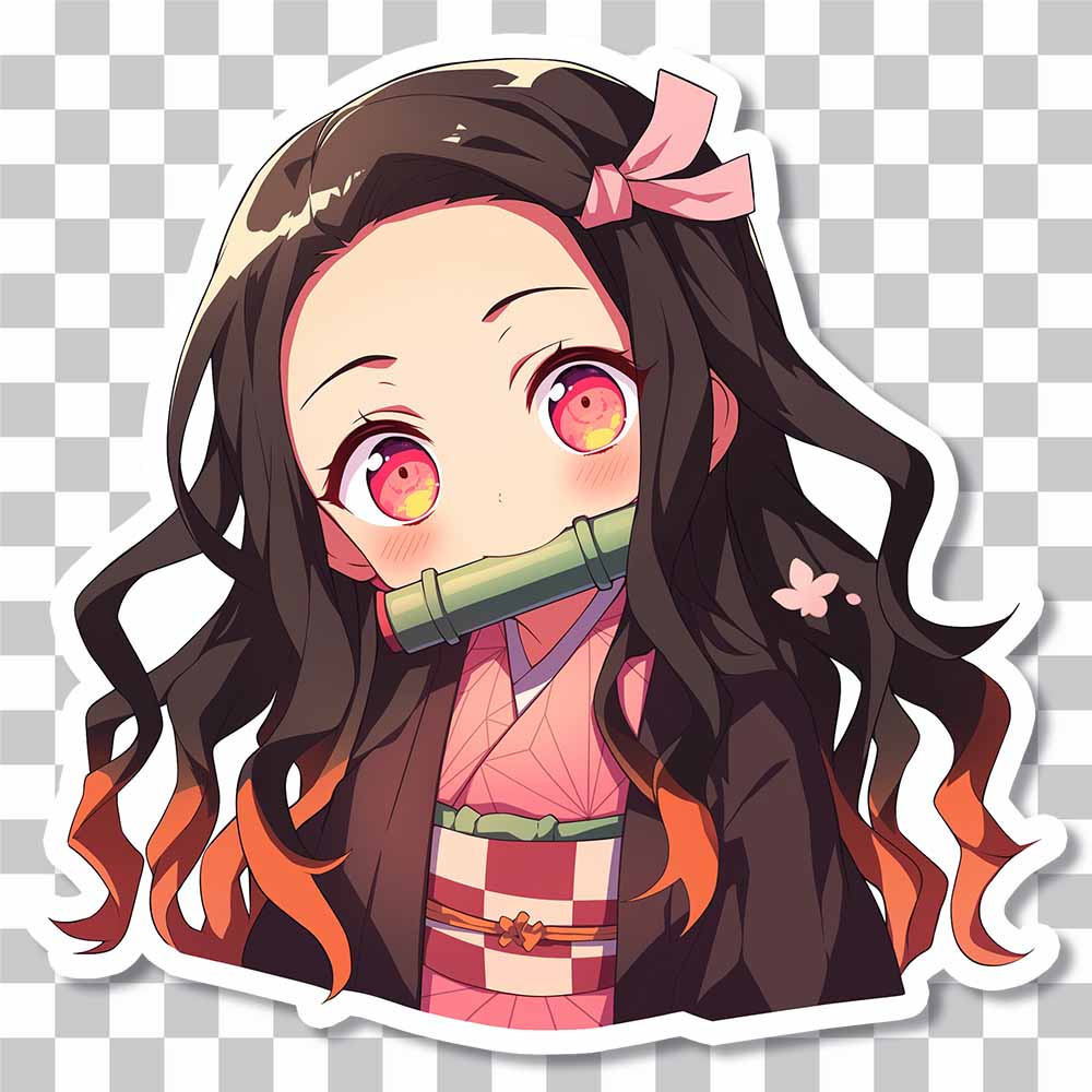 Muichiro Tokito Chibi Demon Slayer Sticker PNG Download